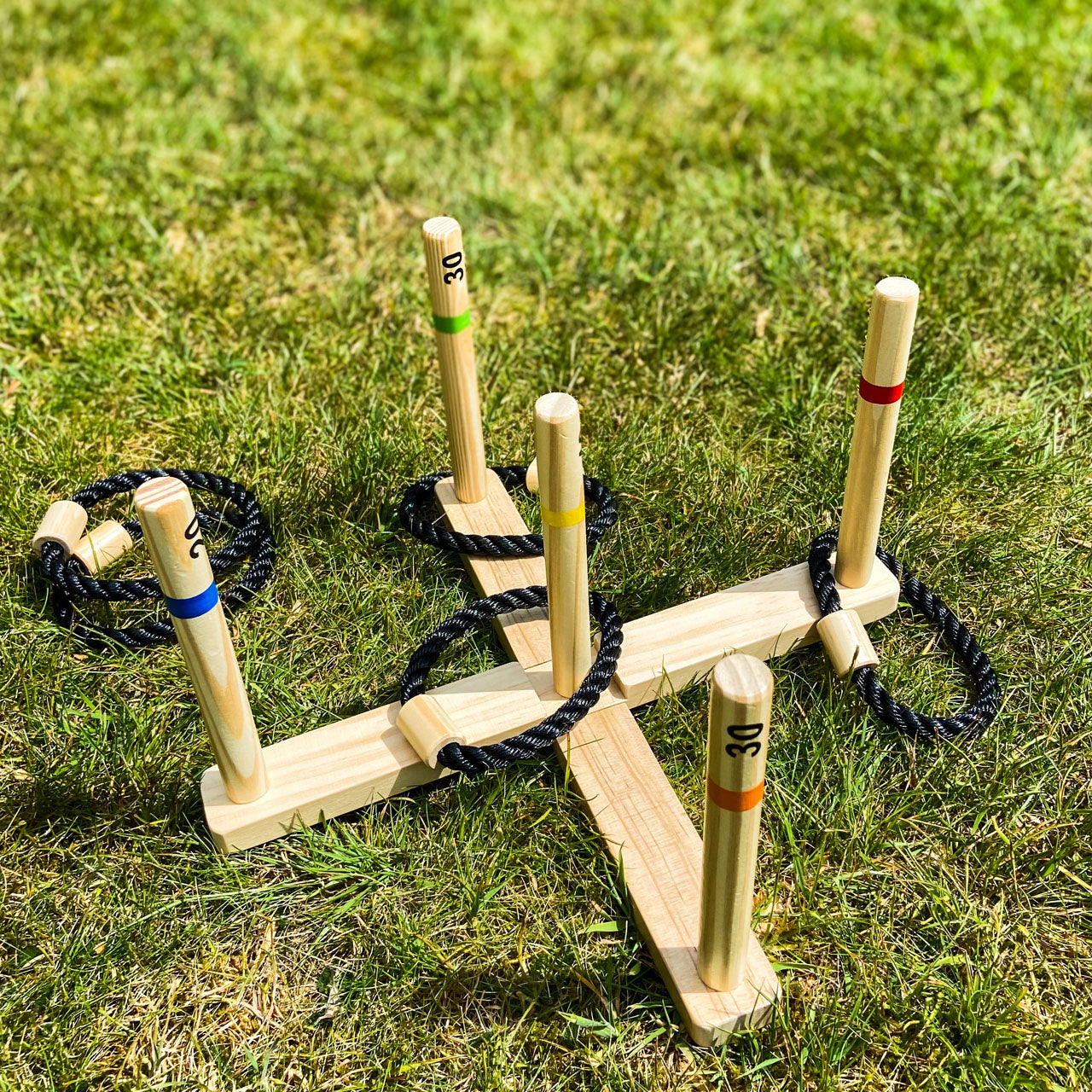 Wooden Ring Toss - Garden Game – BurrowandNest