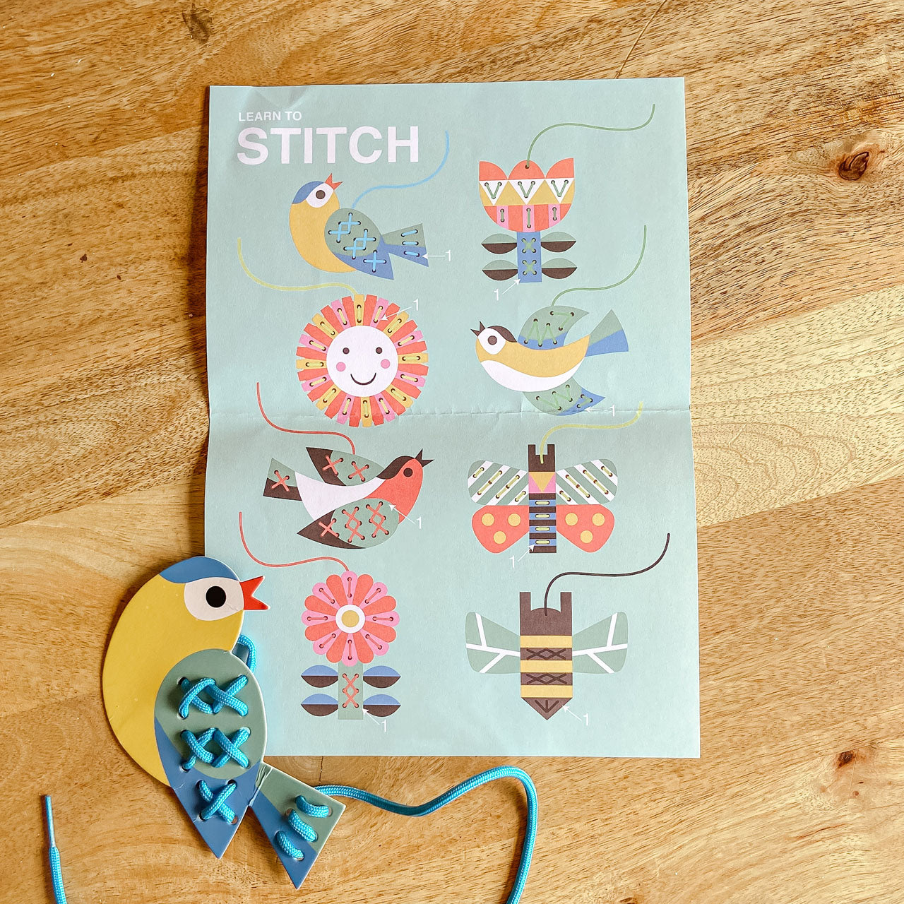 Learn To Sew Children's Stitching Craft Activity Set - Children's Gift ...
