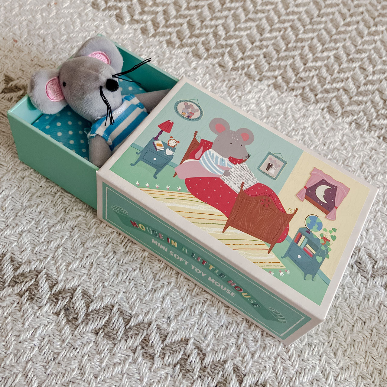 Mouse in a House, Matchbox Mouse Soft Toy - Children's Gift – BurrowandNest