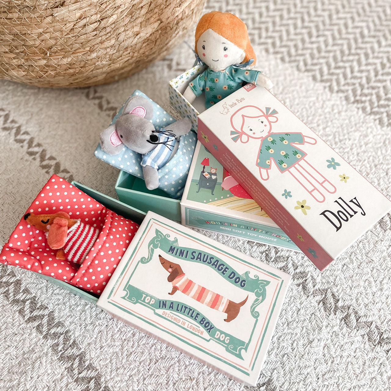 Mouse in a House, Matchbox Mouse Soft Toy - Children's Gift – BurrowandNest