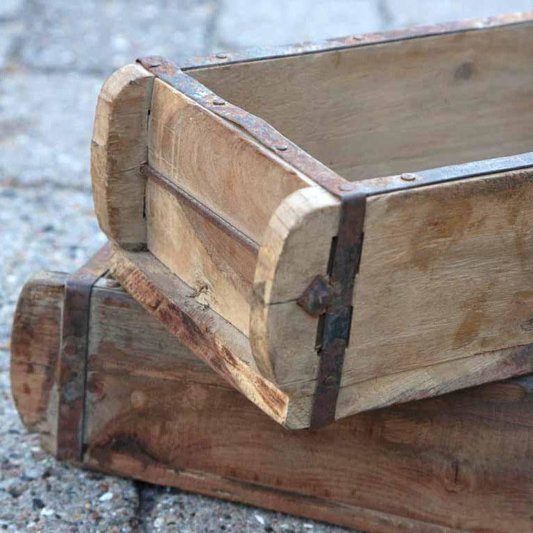 Mango Wood Storage Box - Reclaimed Brick Mould – BurrowandNest